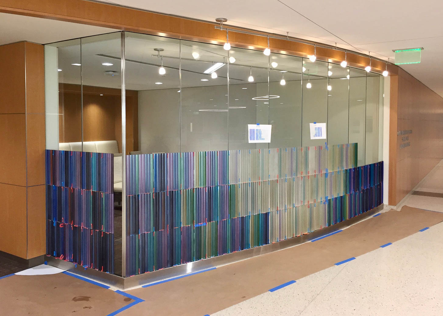 Houston Methodist Hospital Chapel Glass Art - Bullseye Studio