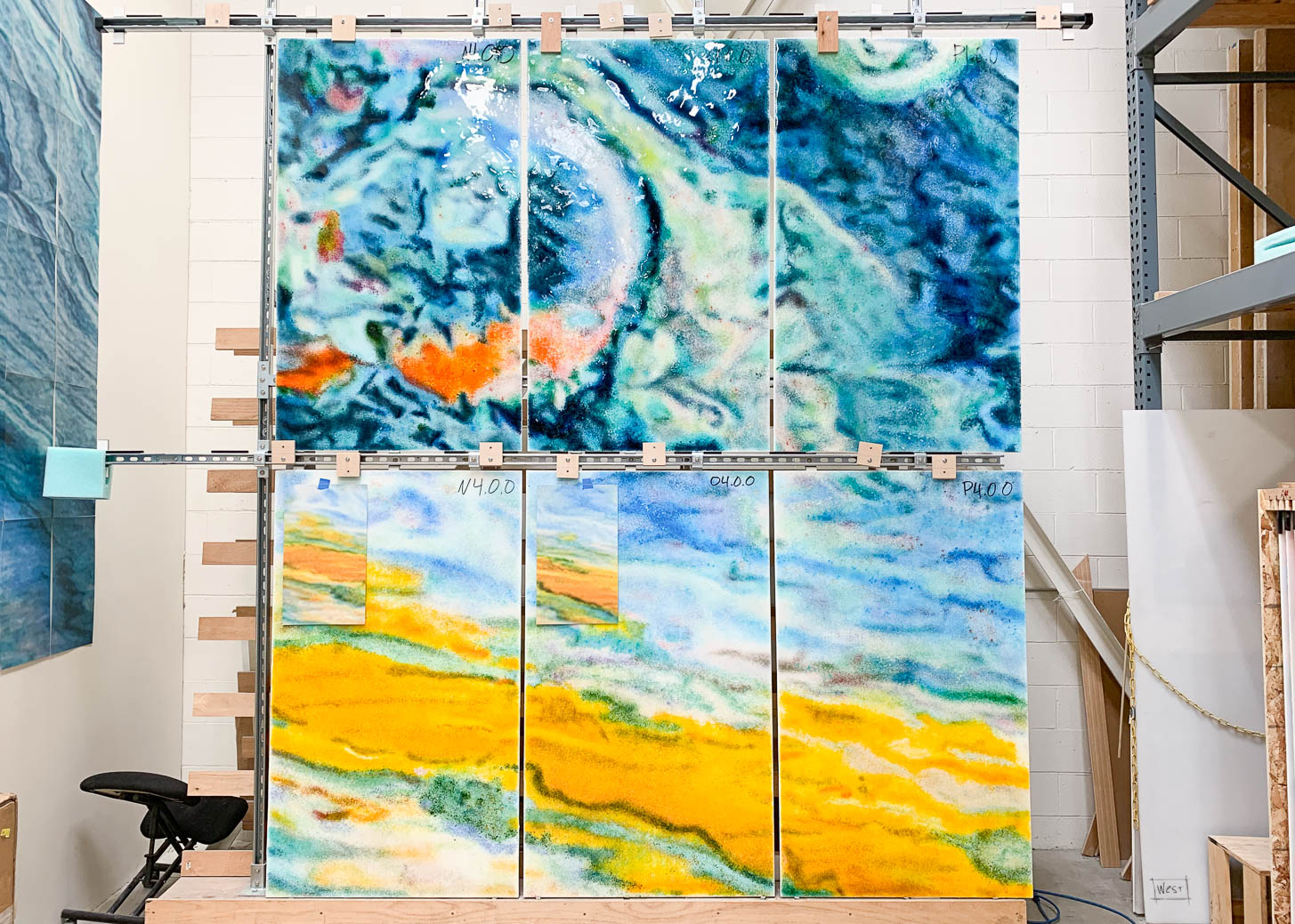 Multnomah County Central Courthouse Lobby Artwork - Bullseye Studio
