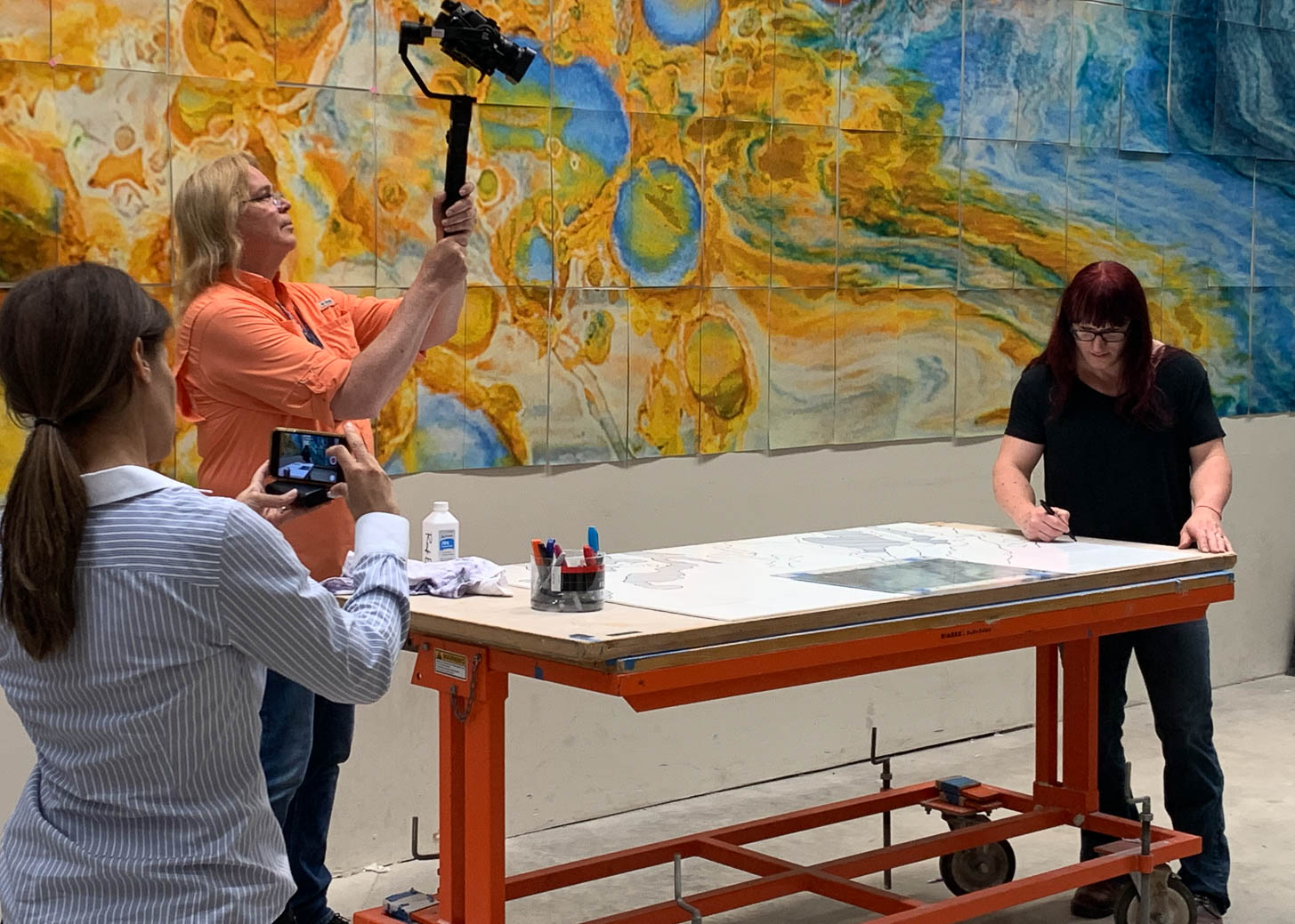 Multnomah County Central Courthouse Lobby Artwork - Bullseye Studio