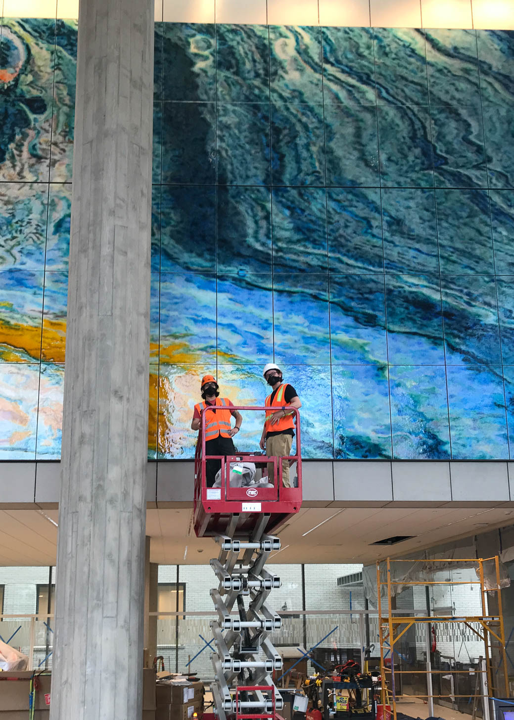 Multnomah County Central Courthouse Lobby Artwork - Bullseye Studio