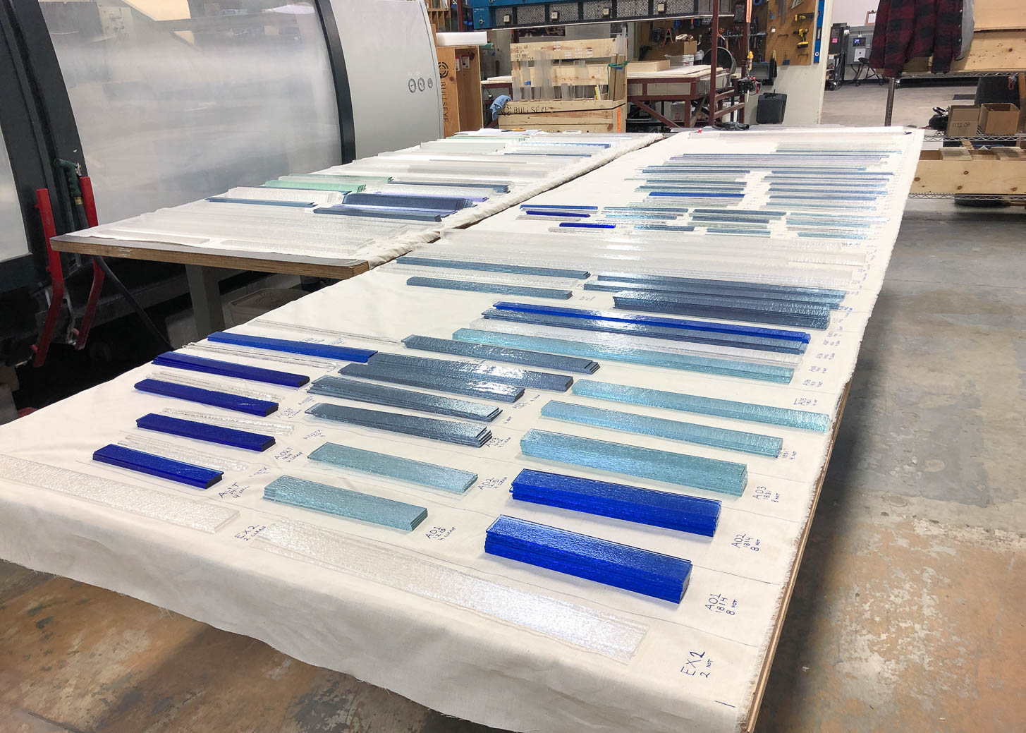 Polychromatic Resonance Windows - Bullseye Studio